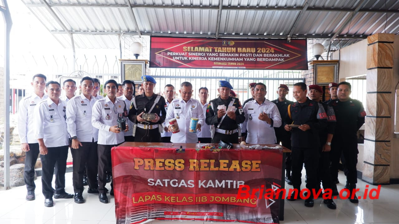 Bersama Sub Den Pom Kabupaten Jombang, Lapas Kelas IIB Jombang ...